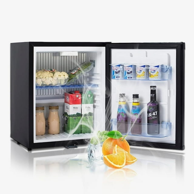 Smad Mini Refrigerator Semi Truck AC110 DC12V Fridge 1.0 Cu ft ...