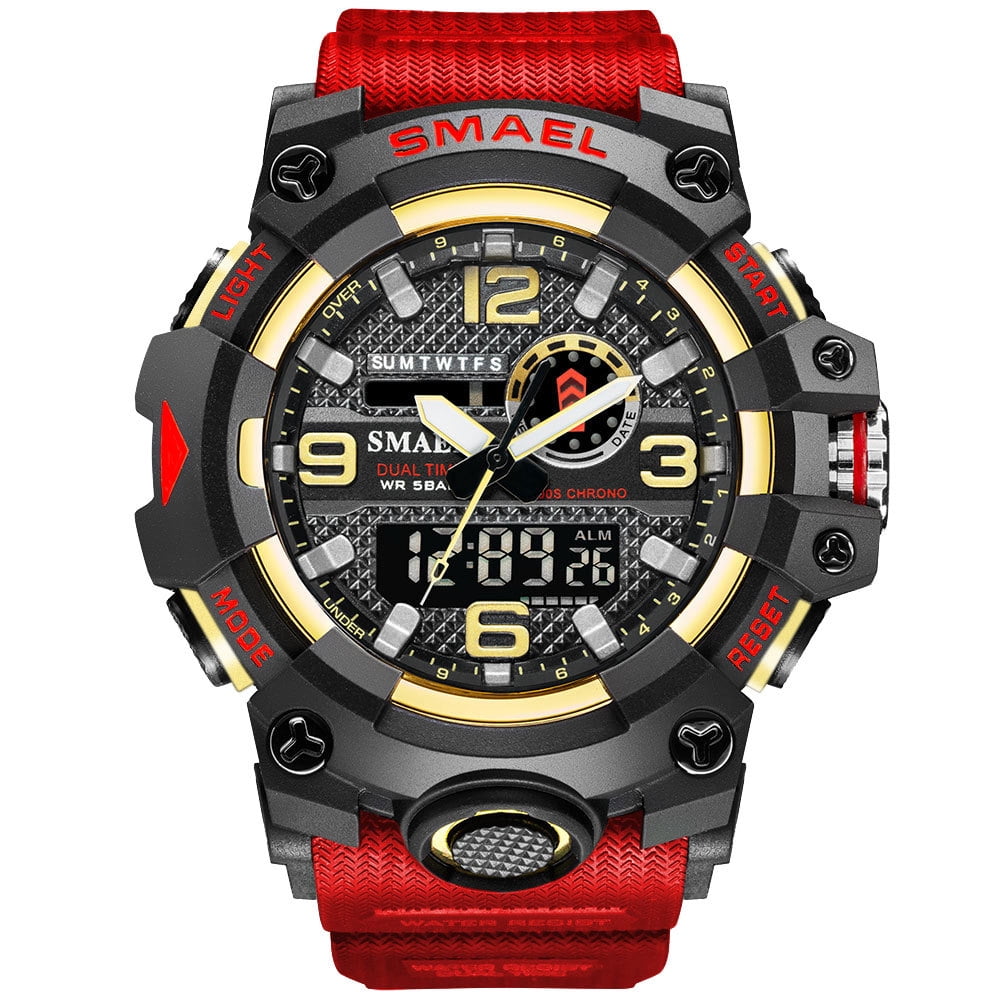 Smael Tactical Men's Multi-Functional Watch Luminous Waterproof Outdoor ...