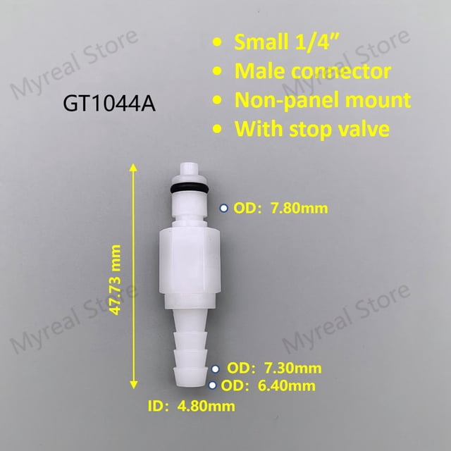 Small 1-4-CPC Quick Disconnect Connectors, Plastic Pipe Fittings ...