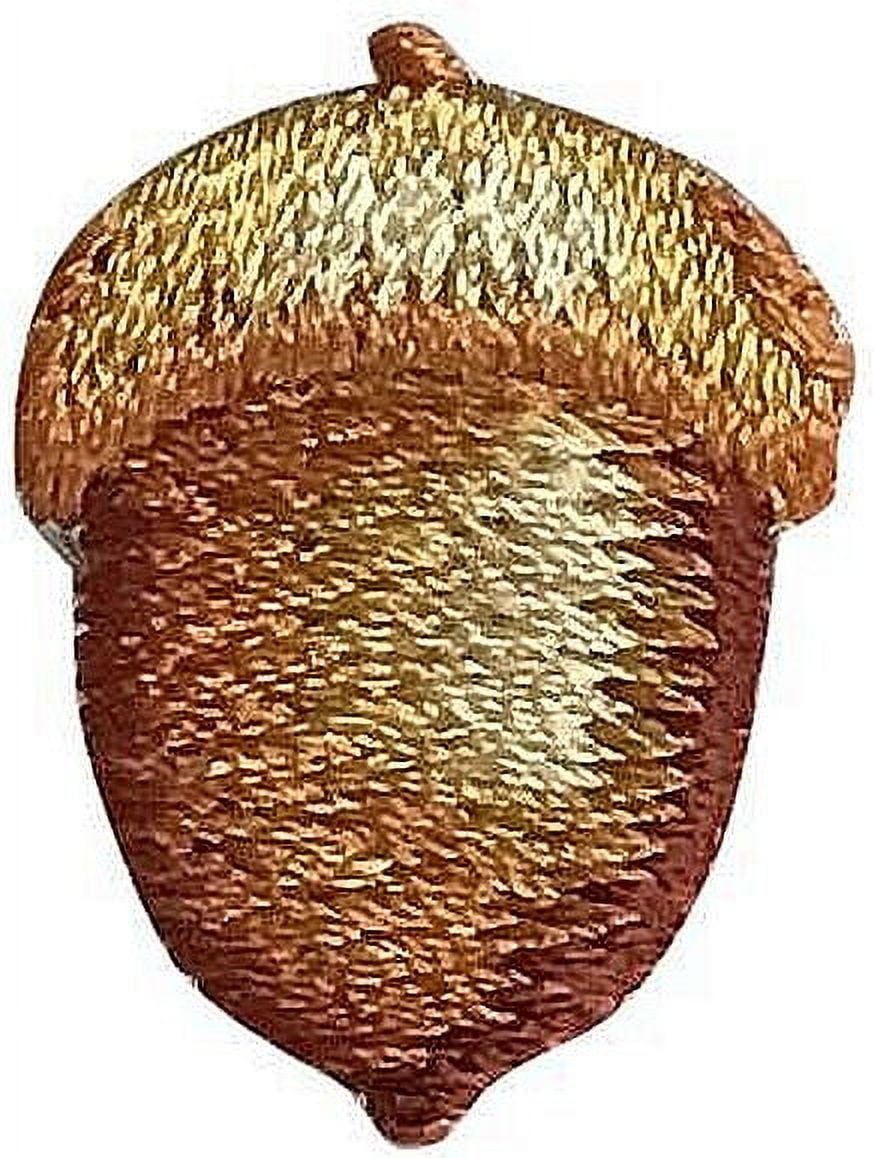 Small - 1" Acorn - Single - Oak/Tree - Iron on Applique/Embroidered ...