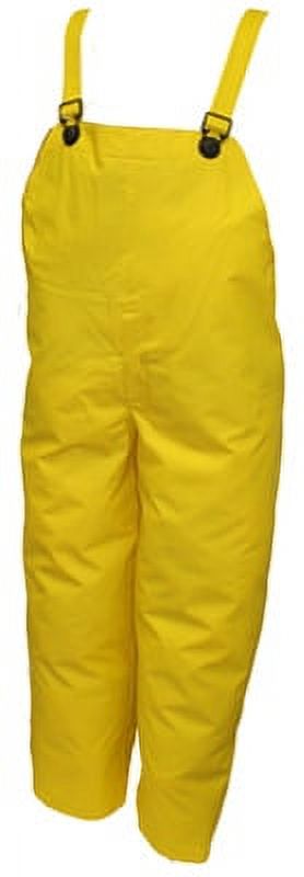 Small 10.5 Mil Thick Yellow PVC Plain Front Durascrim Overalls, Each ...