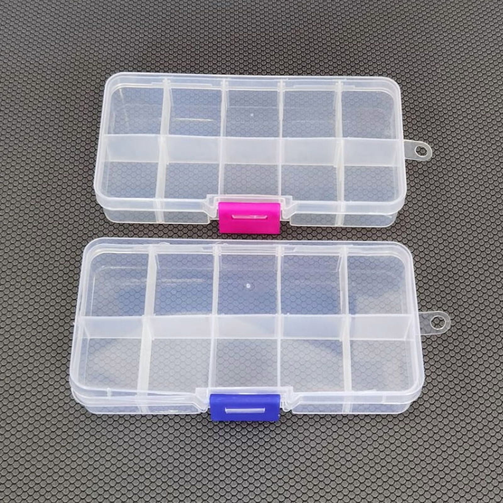 Small 10-grid transparent PP plastic box, detachable injection molding ...