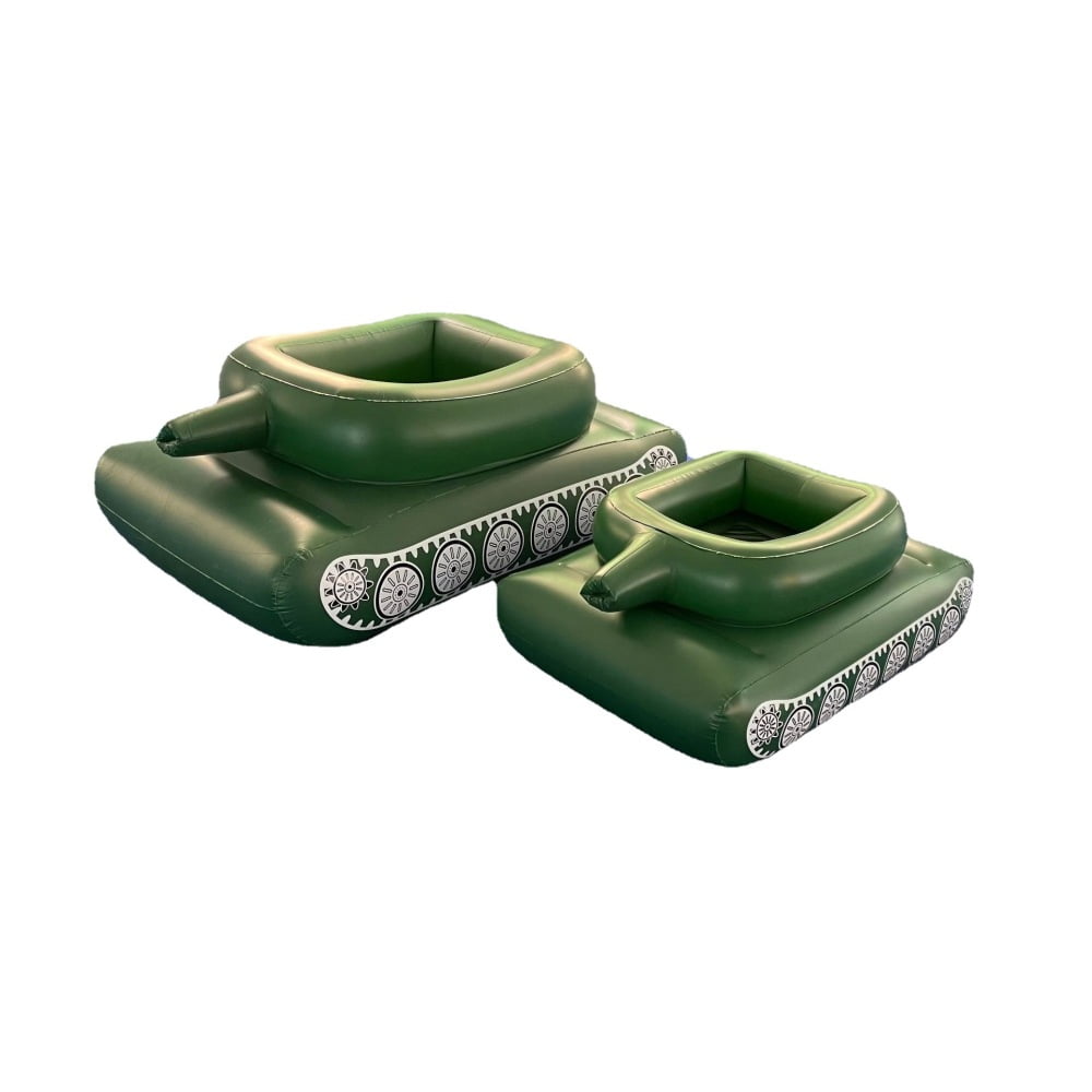 110cm Inflatable Water-Spraying Tank Pool Float Fun Tank Toy for Kids ...