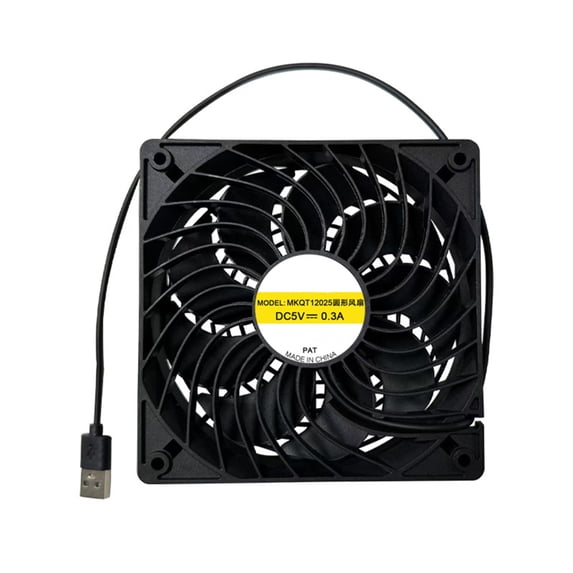 Small 120mm USB Powered Cooling Fan For Gaming System DVR And Mini PC ...