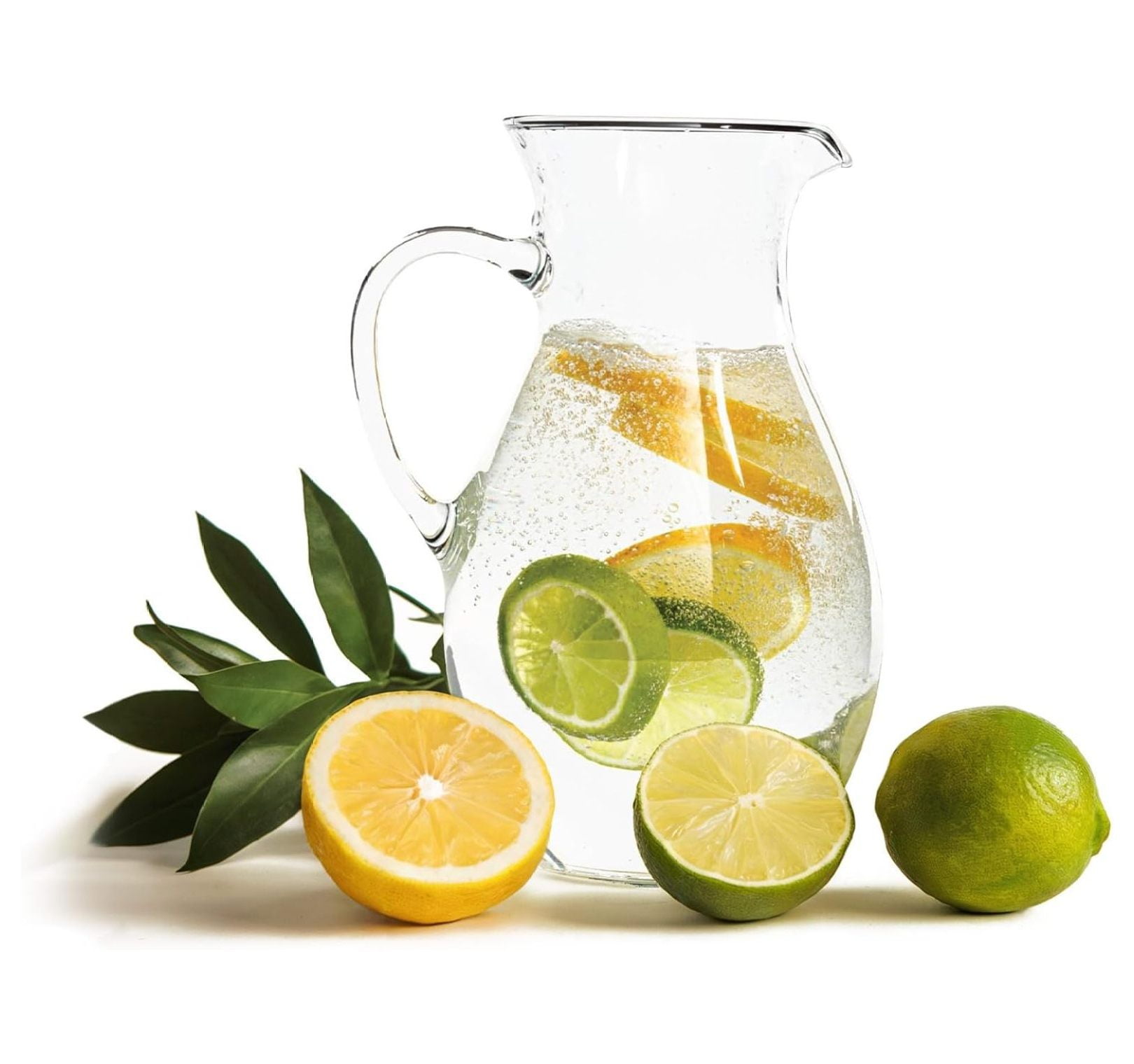 Small 16 Ounce Borosilicate Glass Pitcher with Handle - Montessori Kids ...