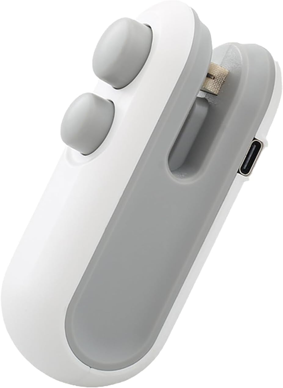 Small 2-in-1 Rechargeable Magnetic Snack Sealer Household Mini Sealing ...