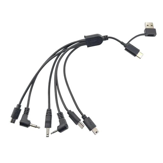 Small 23cm Multiple Device Charging Solution 6 Port USB Charging Cord ...