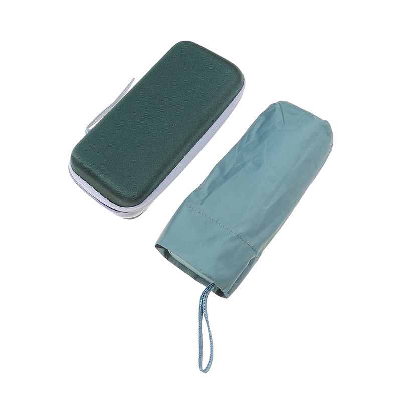 Small 6 Ribs Portable Sun Umbrella Parasol Dual Use Umbrella Pocket ...