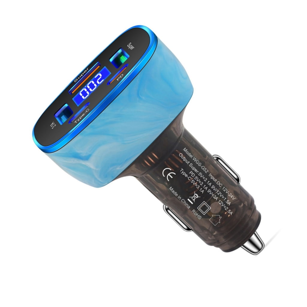 Small 75W 3 Port USB Car Charges Adapter Speed Charging Adapter ...