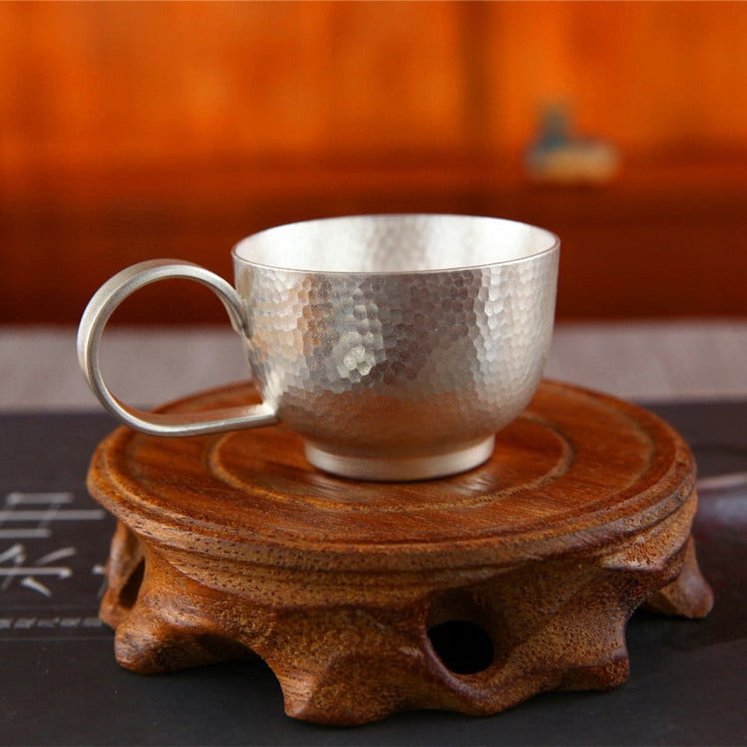 Small 999 Sterling Silver Tea Cup 50ML , 55.9g，Coffee Cup, Master Cup ...