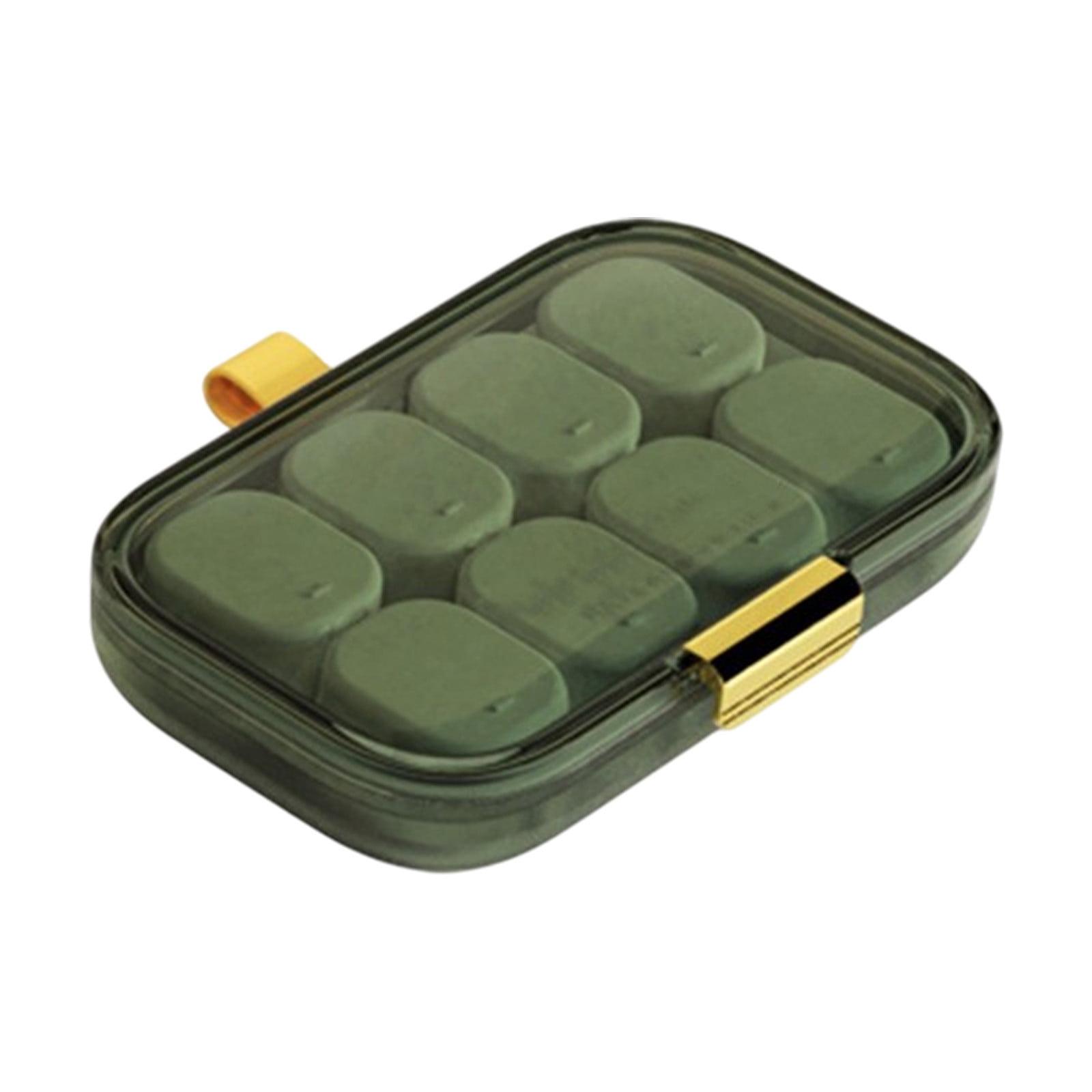 Small A1 Plastic Rectangular Pill Divider Dispenser Green For ...