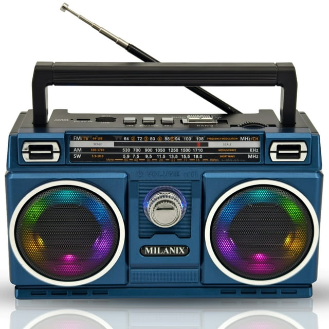 Portable AM/FM Rechargeable Radio with USB, Bluetooth, Long Range, for ...