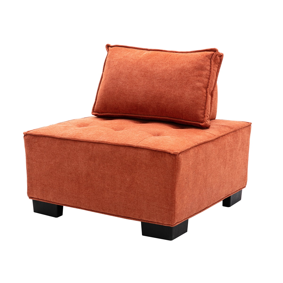 Small Accent Chair Modern Upholstered Chair Leisure Sofa Padded Seat ...