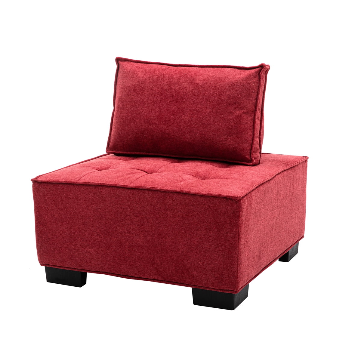 Small Accent Chair Modern Upholstered Chair Leisure Sofa Padded Seat ...