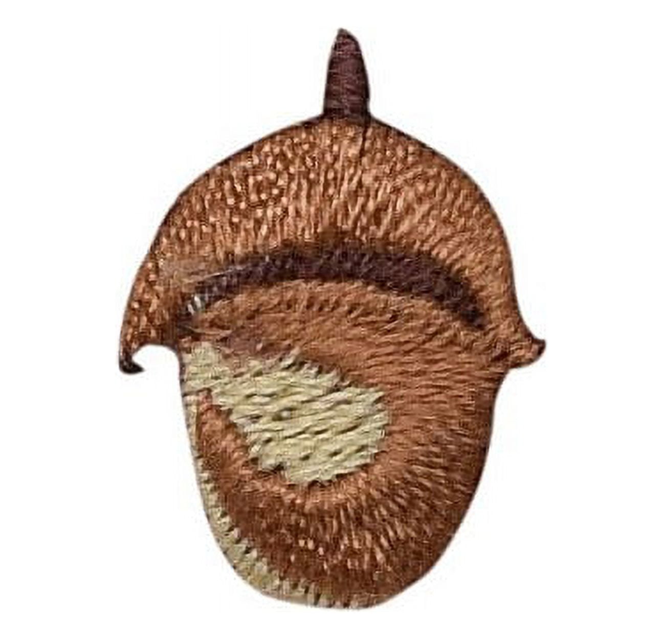Small - Acorn - Single Oak Tree - Iron on Applique/Embroidered Patch ...