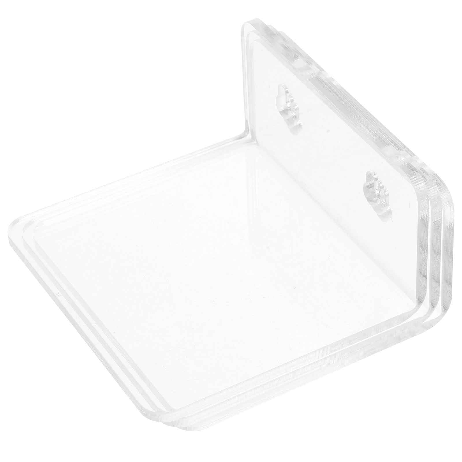 Small Adhesive Wall Acrylic Potted Plant Display Rack (Pack of 3) Room ...