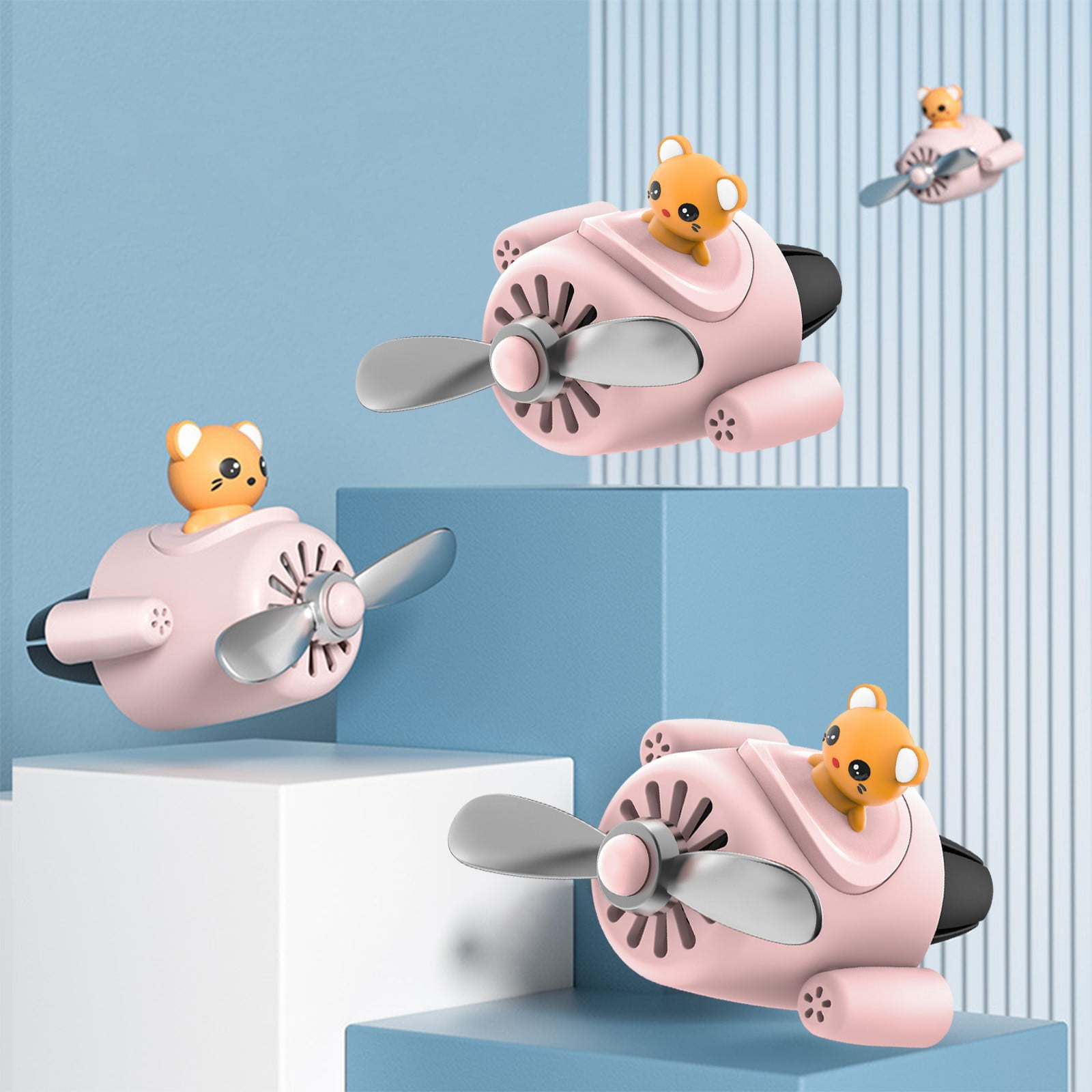 Small Aircraft Animation Car Aromatherapy Car A-ir Vents Perfume ...