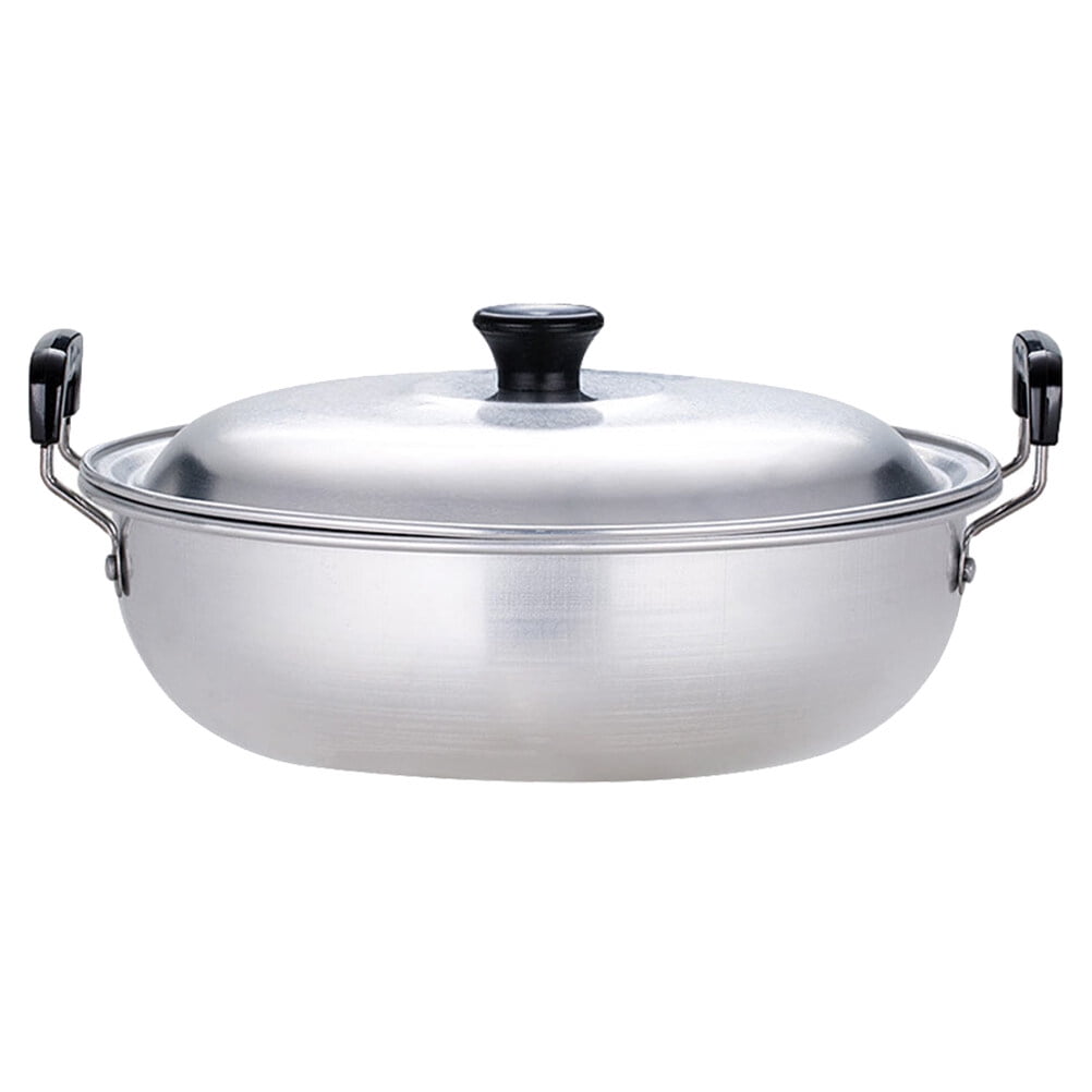 Small Aluminum Pot Multi- function Ramen Noodle Pot with Lid Home Steam ...