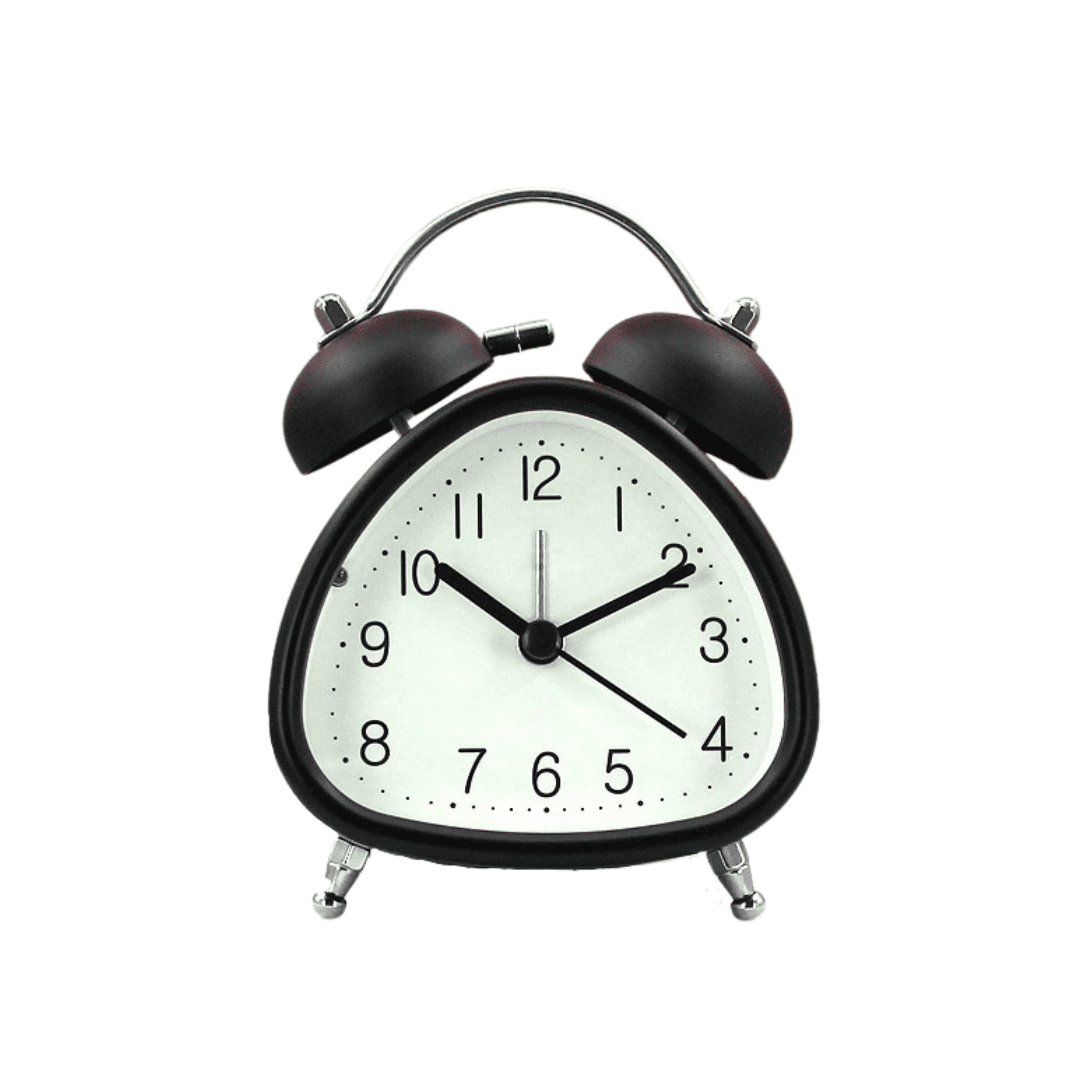 Small Analog Alarm Clock - Black - Walmart.com