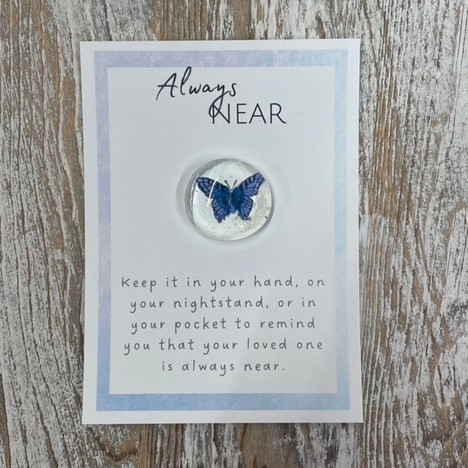 Small And Exquisitealways Near Glass Gem Angelversary Remembrance Gift ...