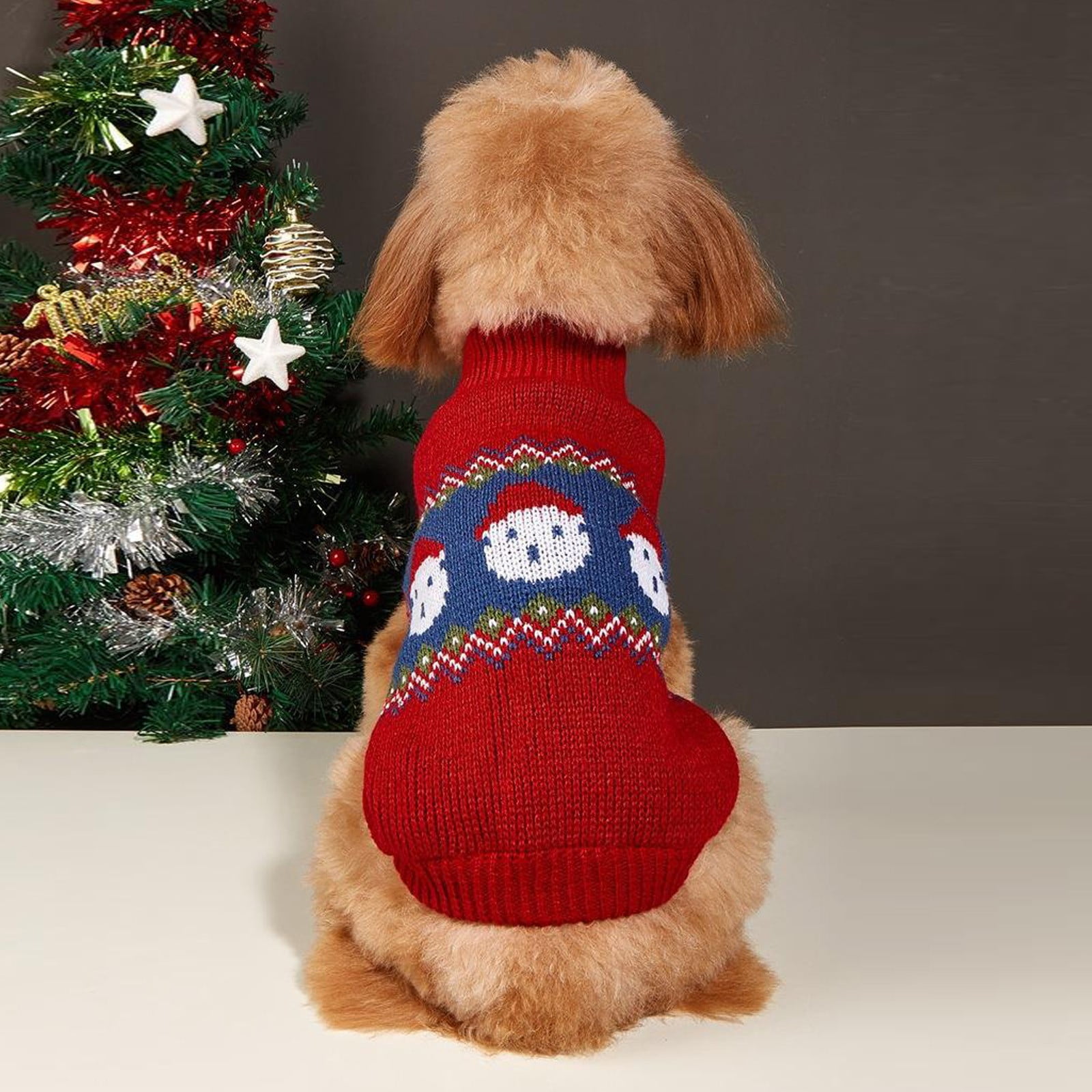 Small And Medium Sized Dog Sweater Classic Red Two Legged Christmas Pet - Walmart.com
