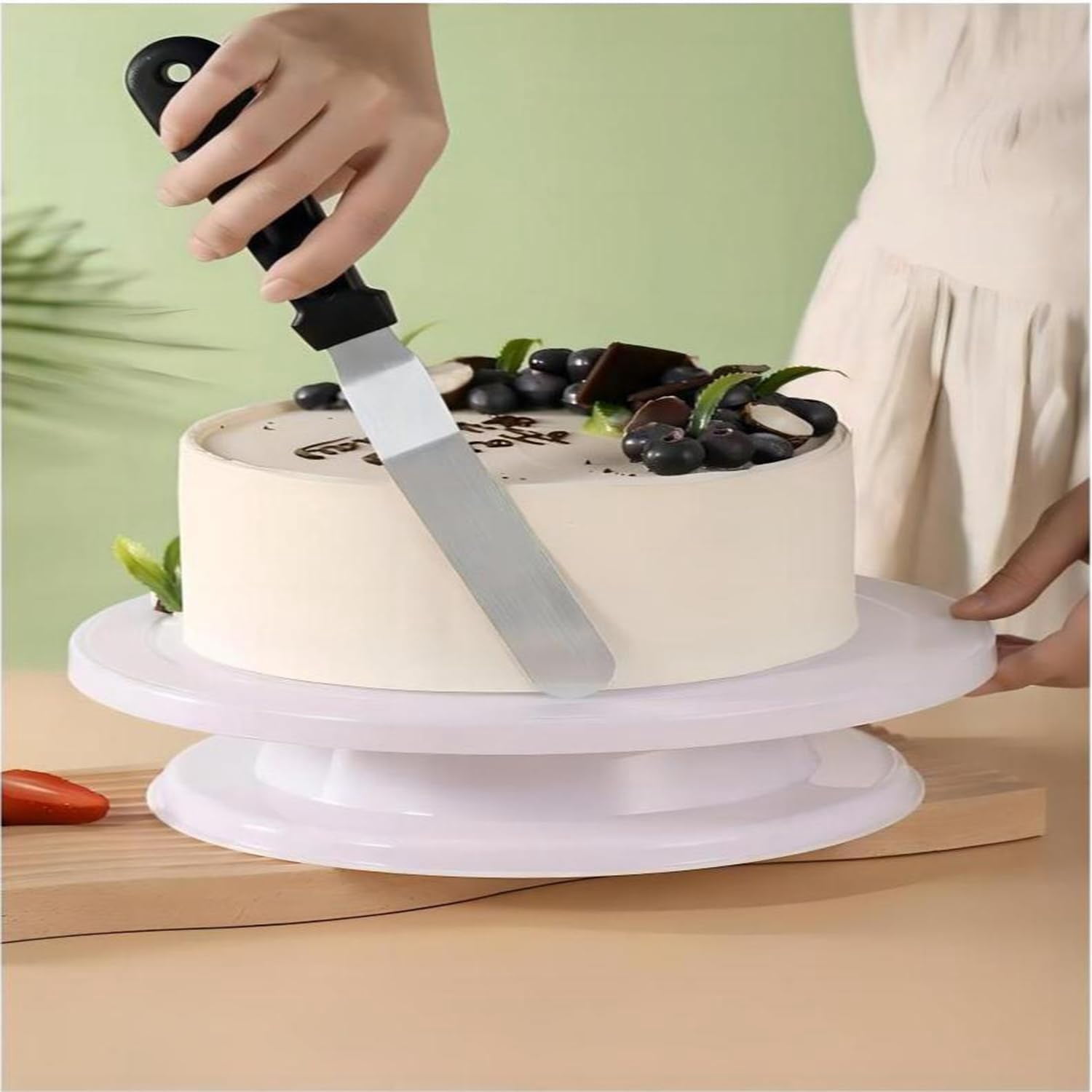 Small Angled Icing Spatula, Professional Food Grade Stainless Steel ...