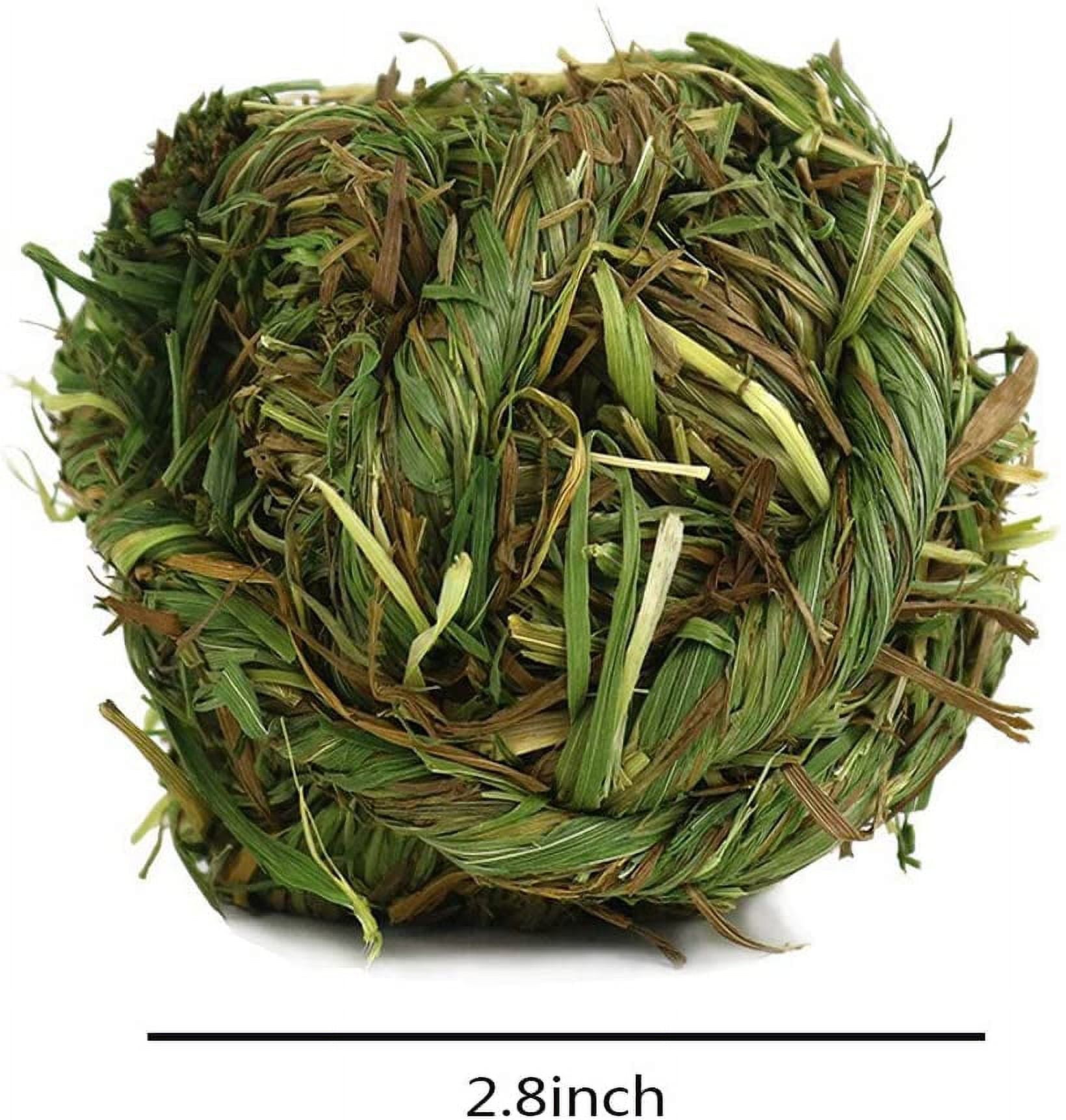 Small Animal Activity Play Chew Toys, Rabbit Chew Ball Timothy Grass ...