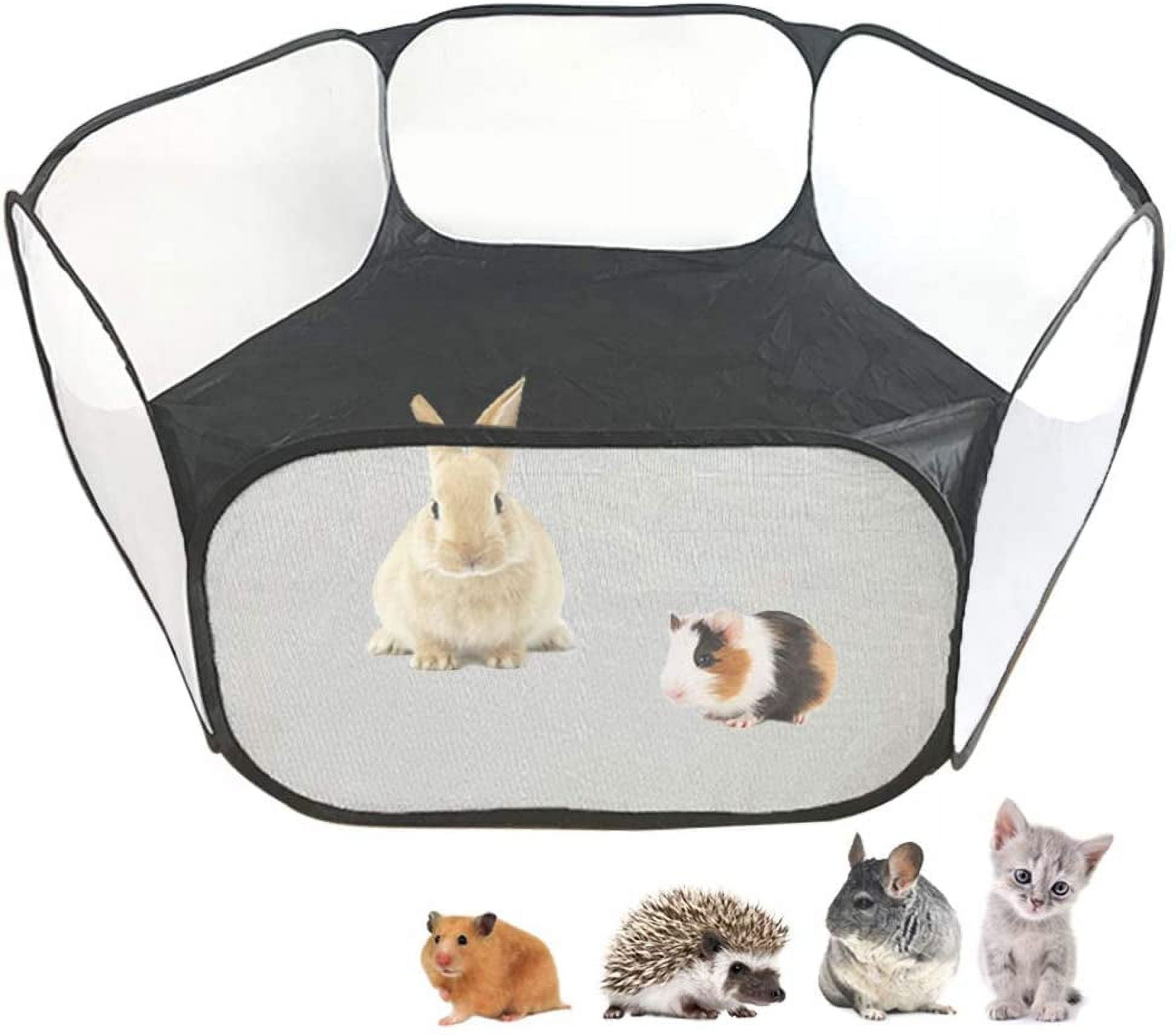 Small Animal Cage Tent, Breathable Transparent Pet Playpen, Outdoor ...