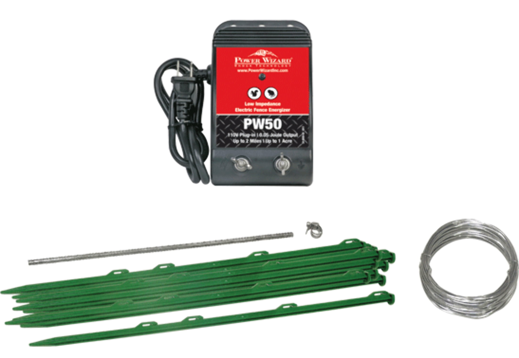 Small Animal Electric Fence Kit - Walmart.com