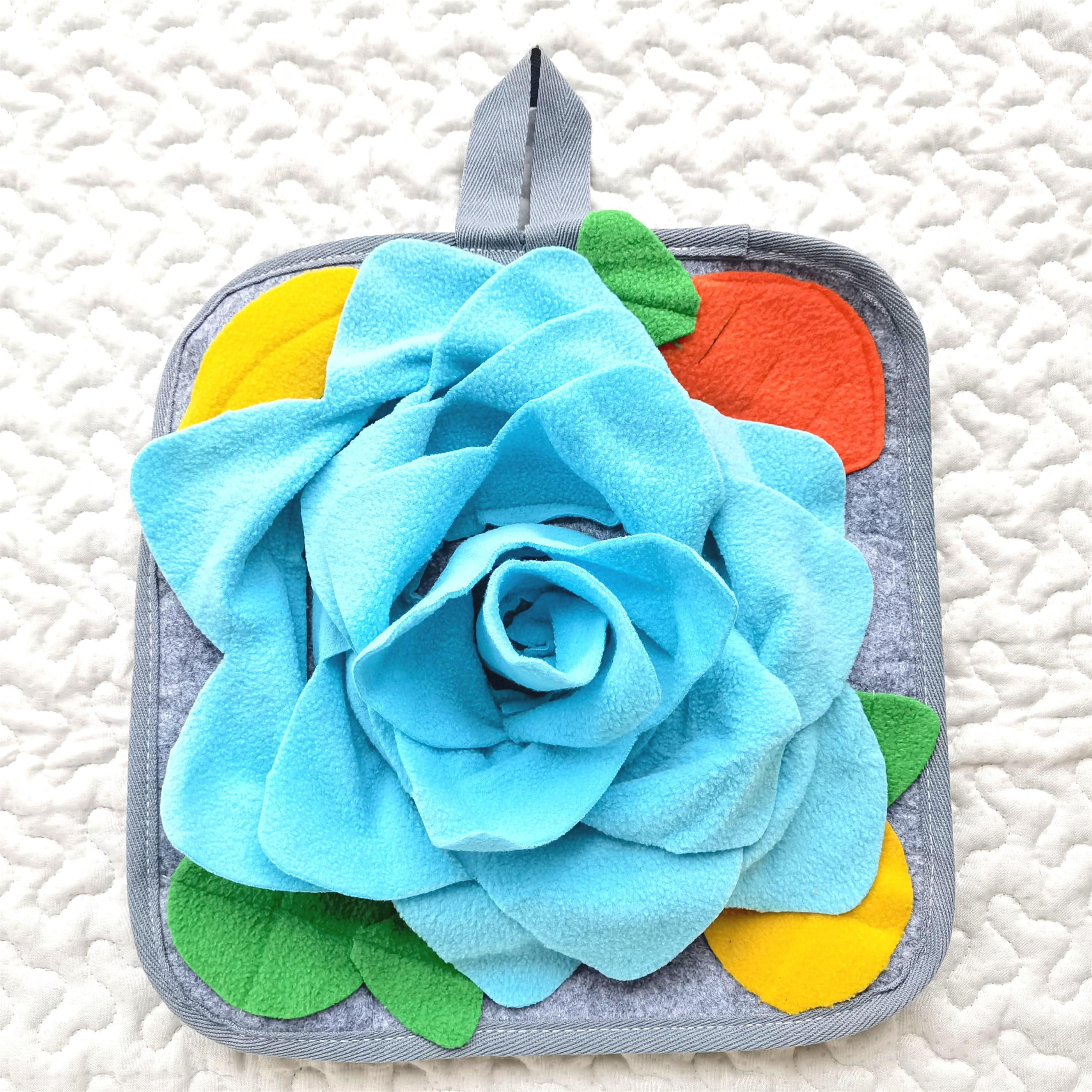 Small Animal Foraging Mat Fleece Snuffle Pad - Interactive Puzzle Toy ...