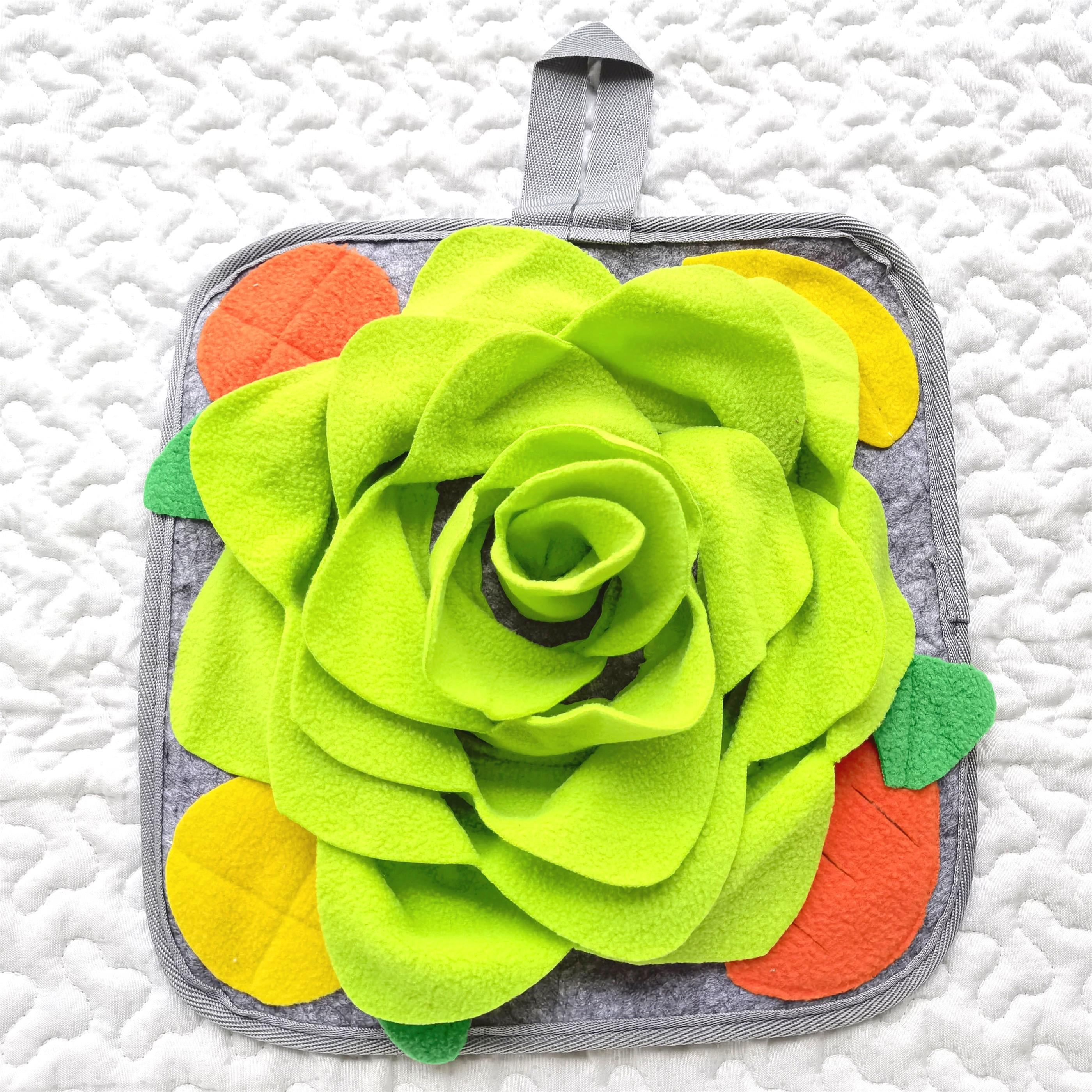 Small Animal Foraging Mat Fleece Snuffle Pad - Interactive Puzzle Toy ...