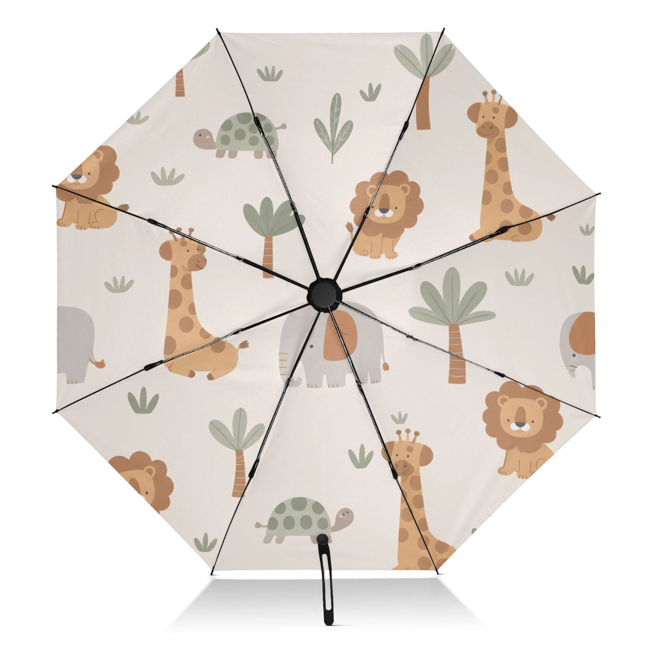 Small Animal Pattern Umbrella Folding Sun Umbrella Travel Auto Open ...