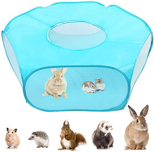 Small Animal Playpen, Guinea Pig Playpen, Foldable Hamster Cage Tent ...