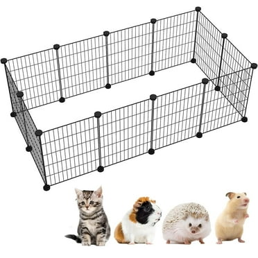 ZephyPaws 12 pcs Pet Playpen,Portable Plastic Dog Fence Pen for Small ...