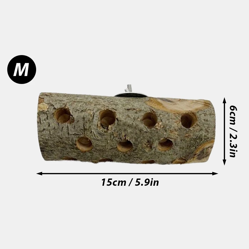 Small Animal Rabbit Totoro Molar Stick Anti-bite Cage Apple Wood Parrot ...