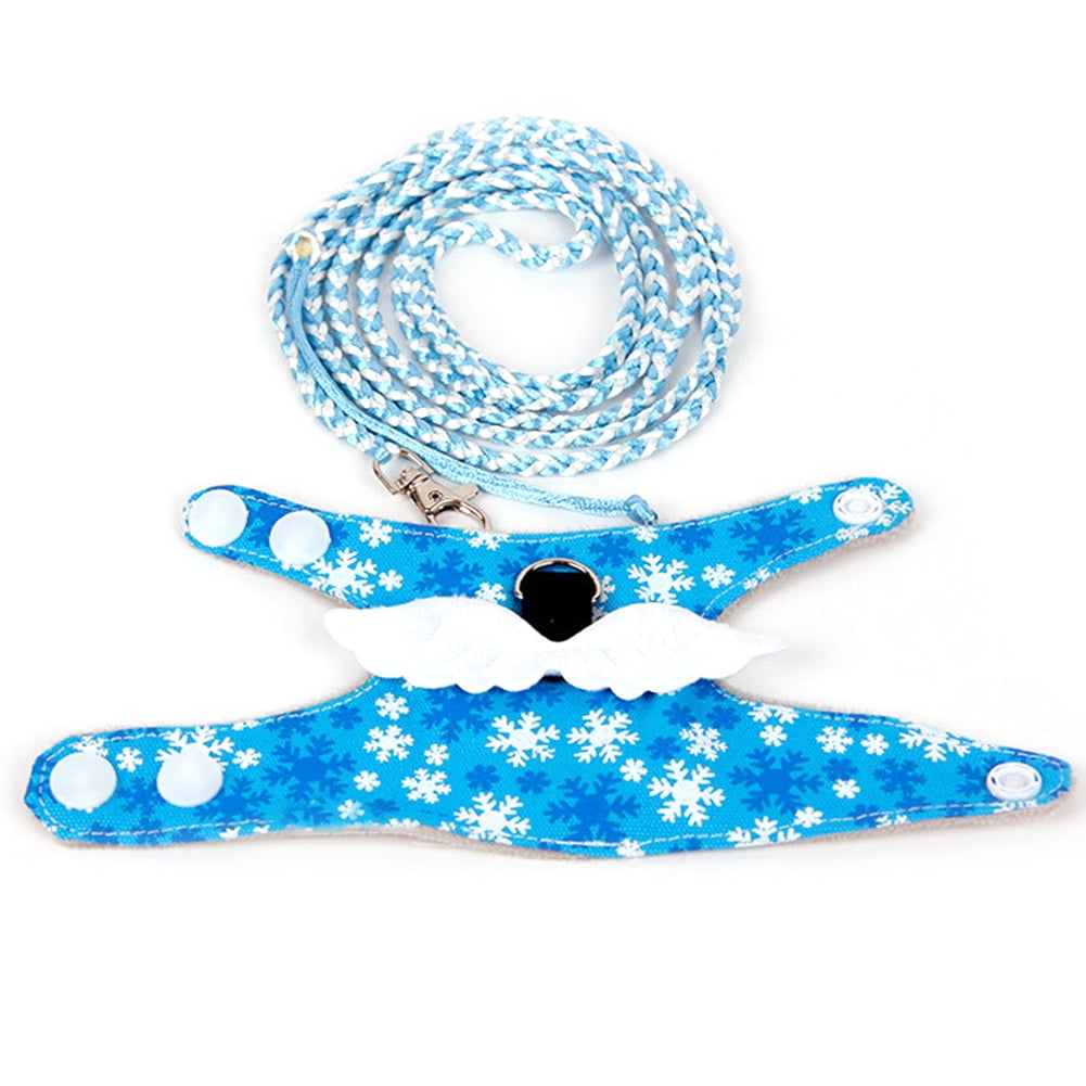 Small Animal Vest Clothes Collar Harness with Leash Lead for Pet ...