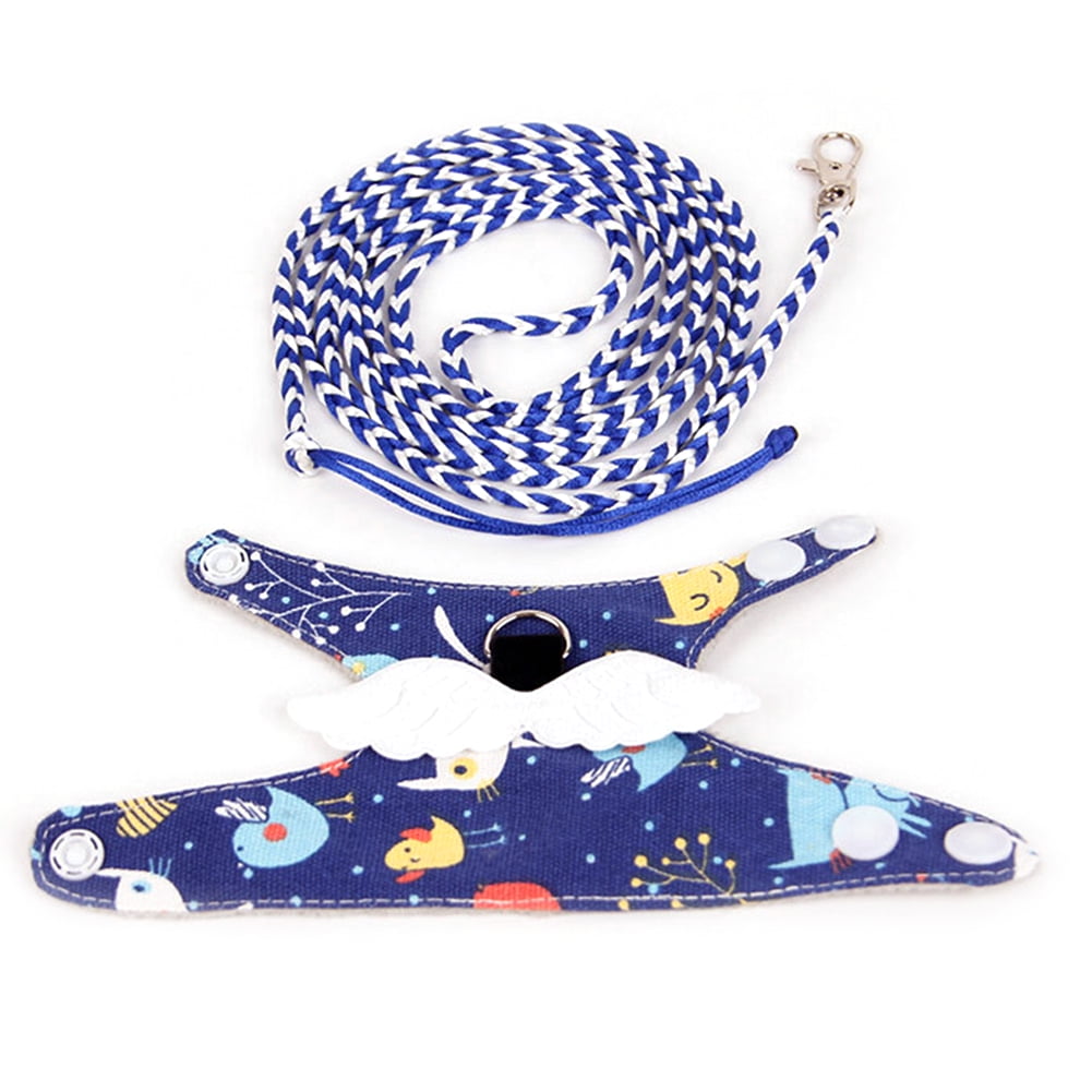 Small Animal Vest Clothes Collar Harness with Leash Lead for Pet ...