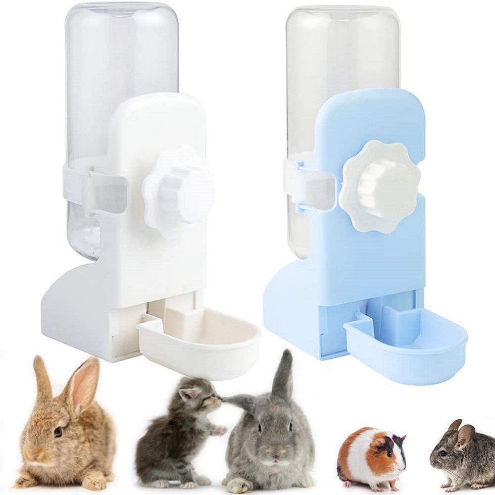 Small Animal Water Bottle Cage Dispenser Waterer Pets Crate Drinker for ...