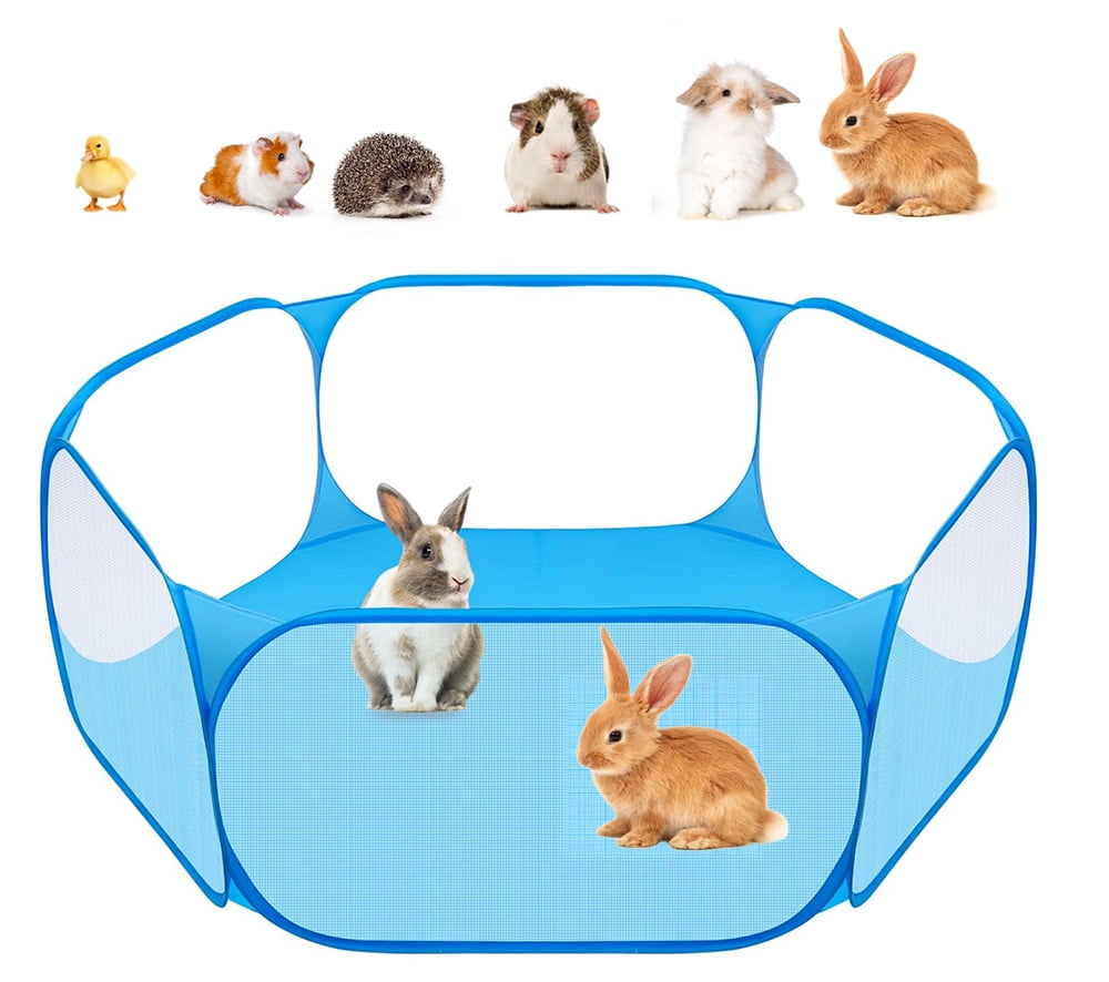 Small Animals Cage Tent, Breathable Pet Playpen Portable Pop Open ...