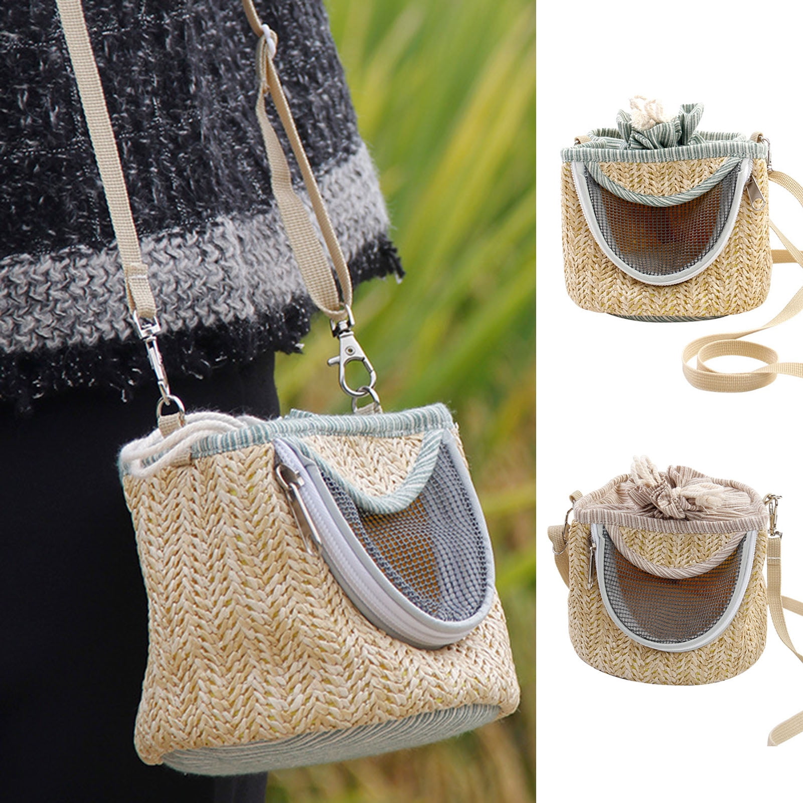 Small Animals Guinea Pig Hamster Carrier Bag with Strap Breathable ...