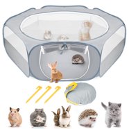 TRIXIE Small Animal Indoor Wooden Playpen with a View, Turtles, Guinea ...