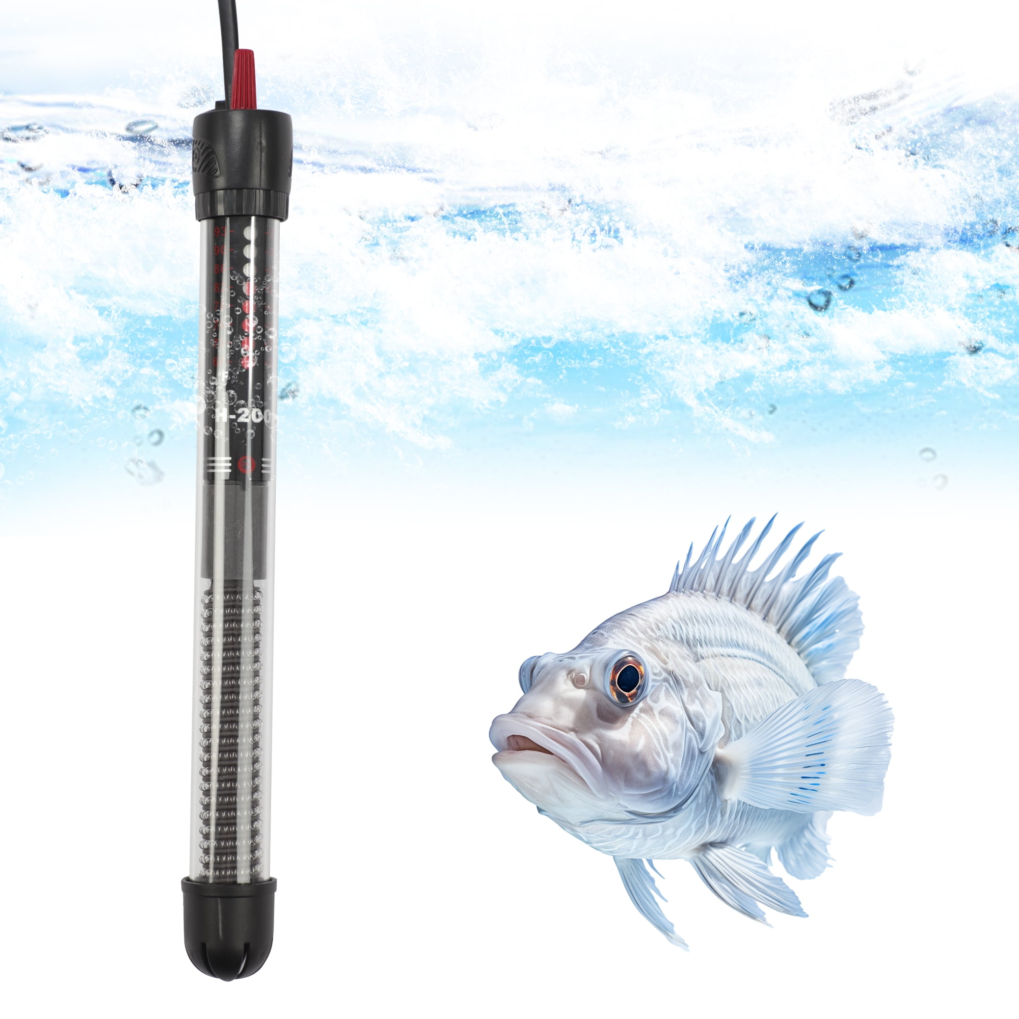 Small Aquarium Heater 100W/200W/300W Fish Tank Heater Suitable for ...