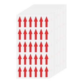 Red Arrow Sticker