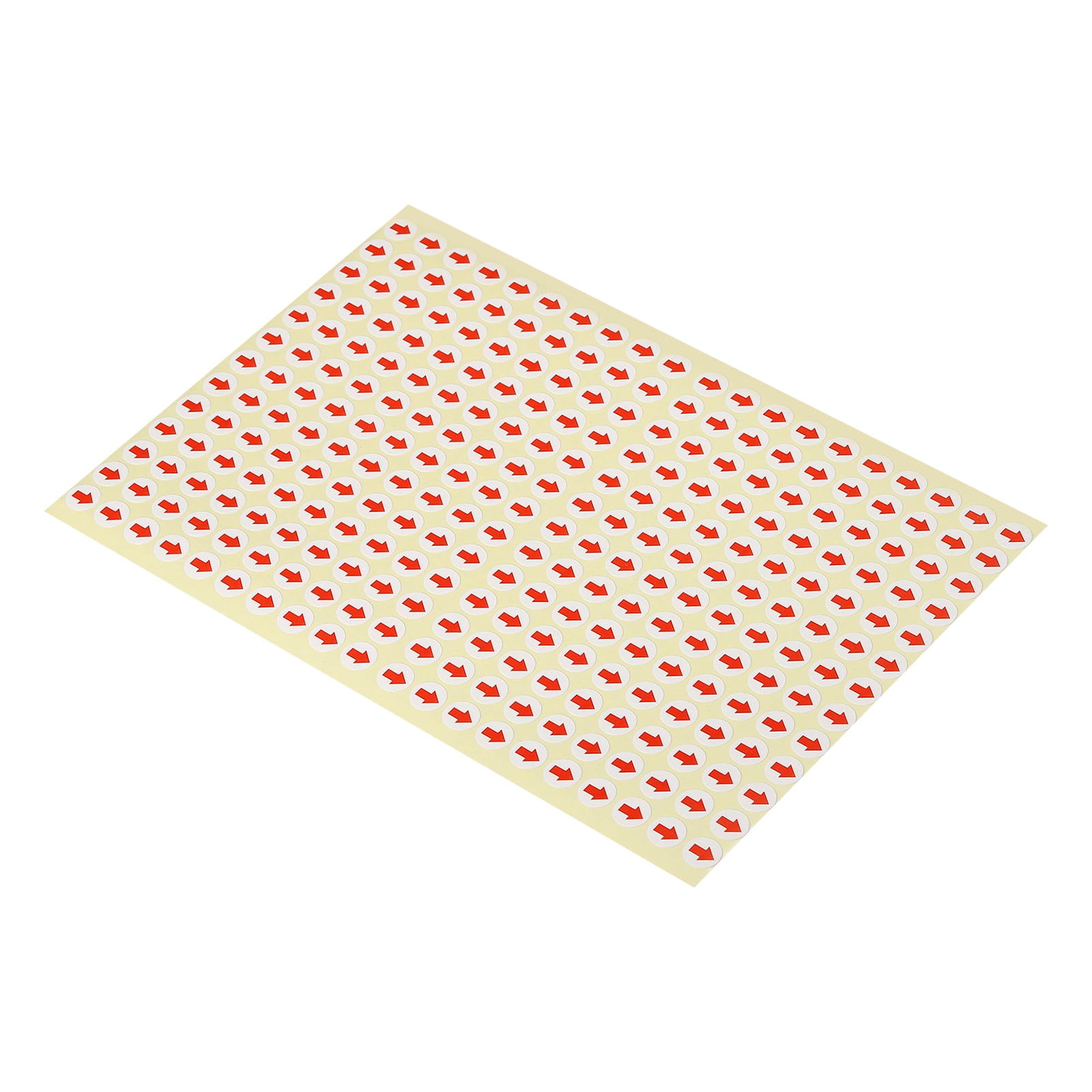 Small Arrow Sticker Label 0.3" 8mm Dia Round Adhesive Color Coding Sign ...
