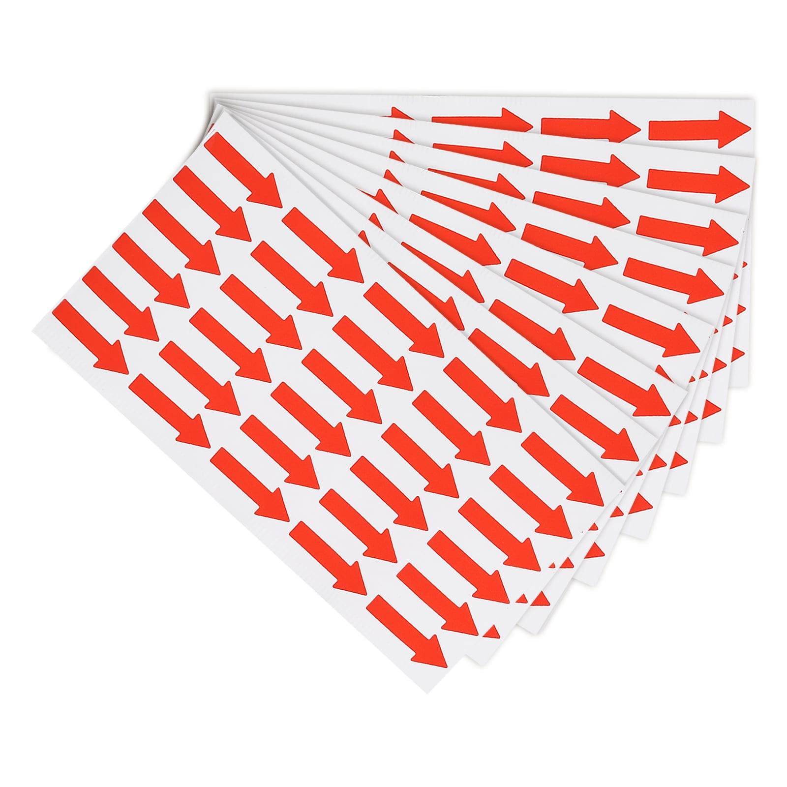 Small Arrow Sticker Label 1.2x0.5", 180 Pcs Adhesive Color Coding Decal ...