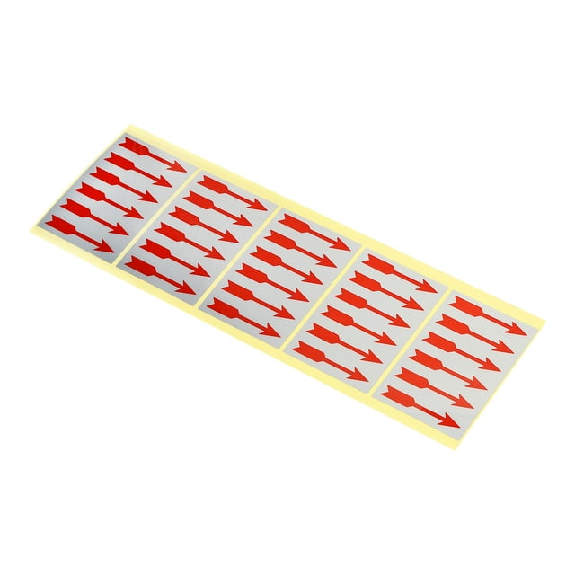 Small Arrow Stickers 1.5x0.4" Self Adhesive Gas Liquid Flow Direction ...