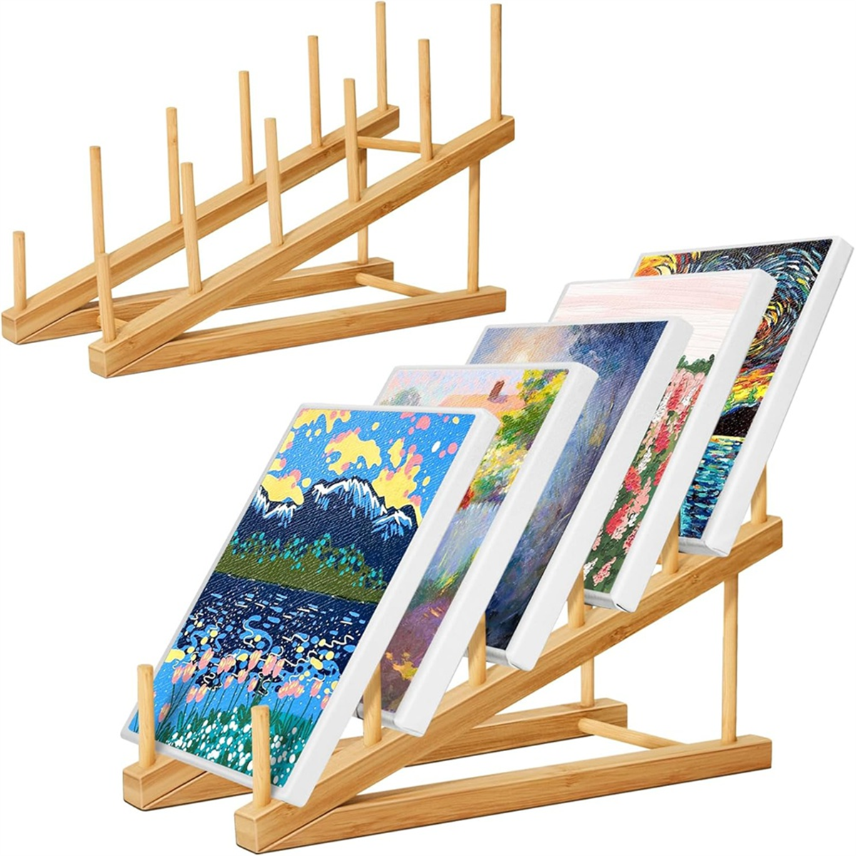 Small Art Drying Rack, Storage Rack,5 Layers Paint Display Rack Stand ...