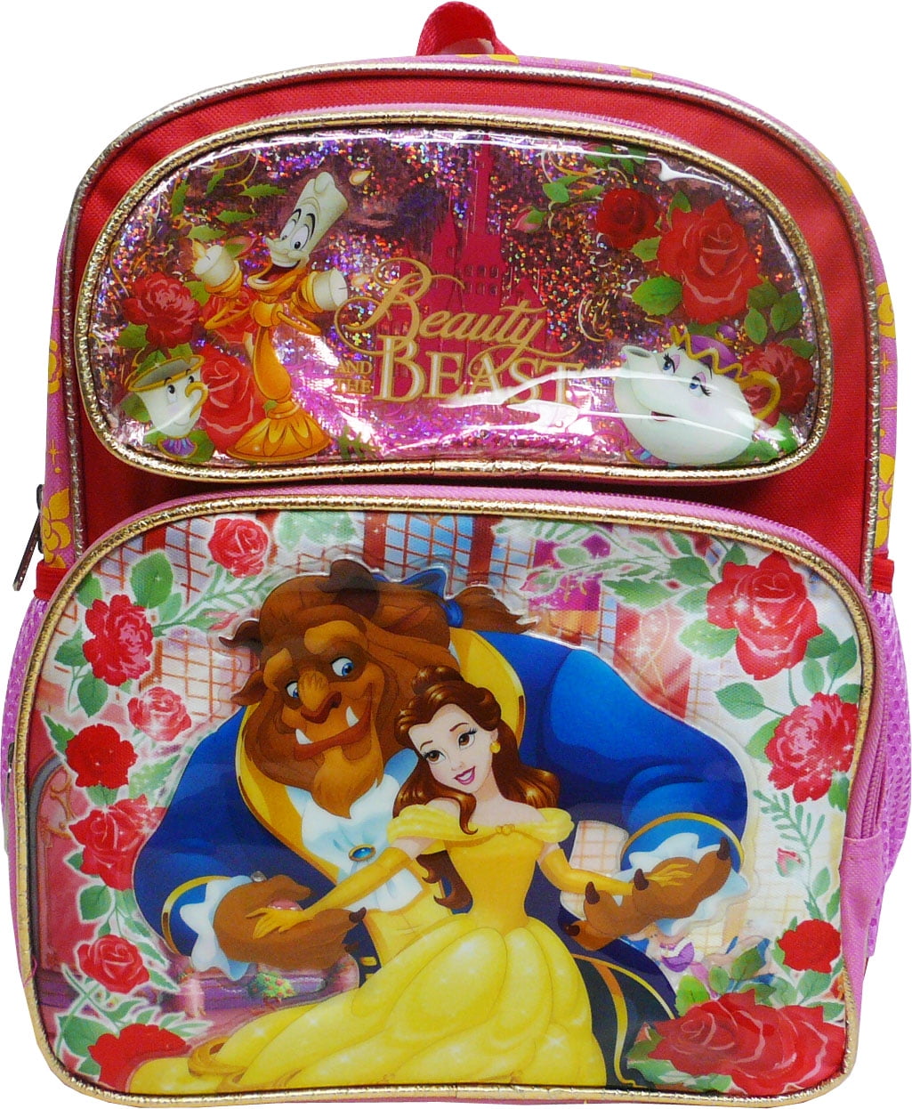 Small Backpack - - Beauty and the Beast - Belle 12 Pink 699376 ...