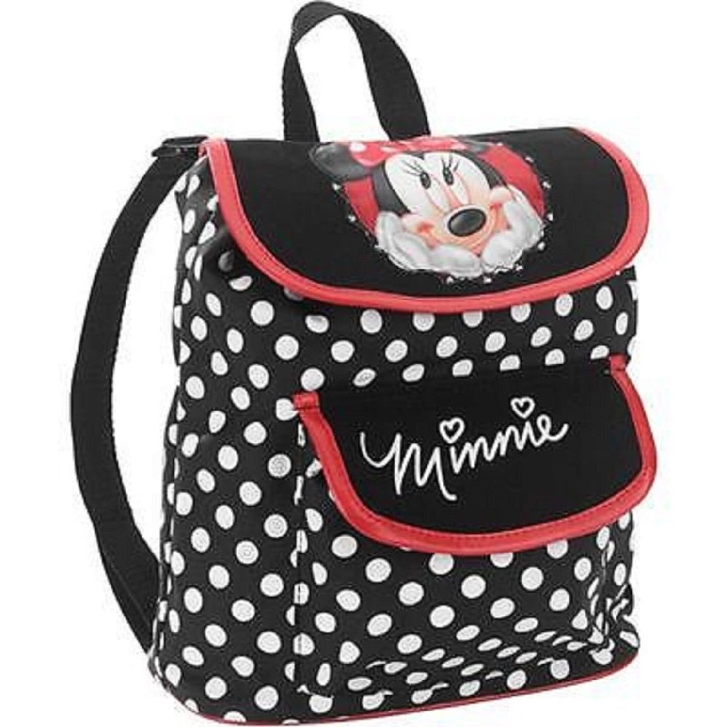 Small Backpack - Disney - Minnie Mouse - Dots - Walmart.com