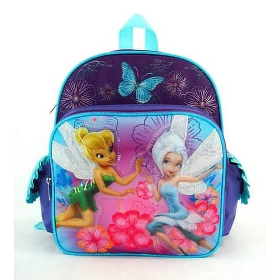 Disney Tinkerbell Small Backpack Bookbag Mochila - Pixie Dust Purple ...